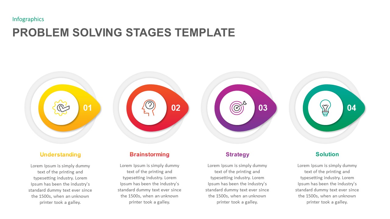 Problem Solving Stages PowerPoint Template Slidebazaar