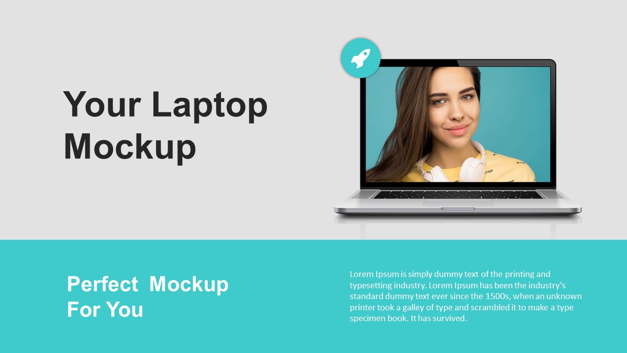Screen Mockup PowerPoint Template / Slidebazaar