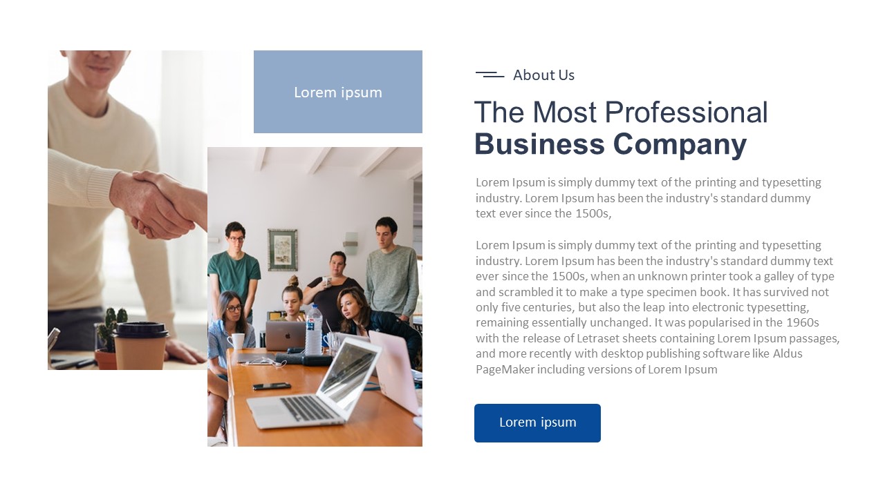 Professional Business Slide Deck in PowerPoint and Google Slides