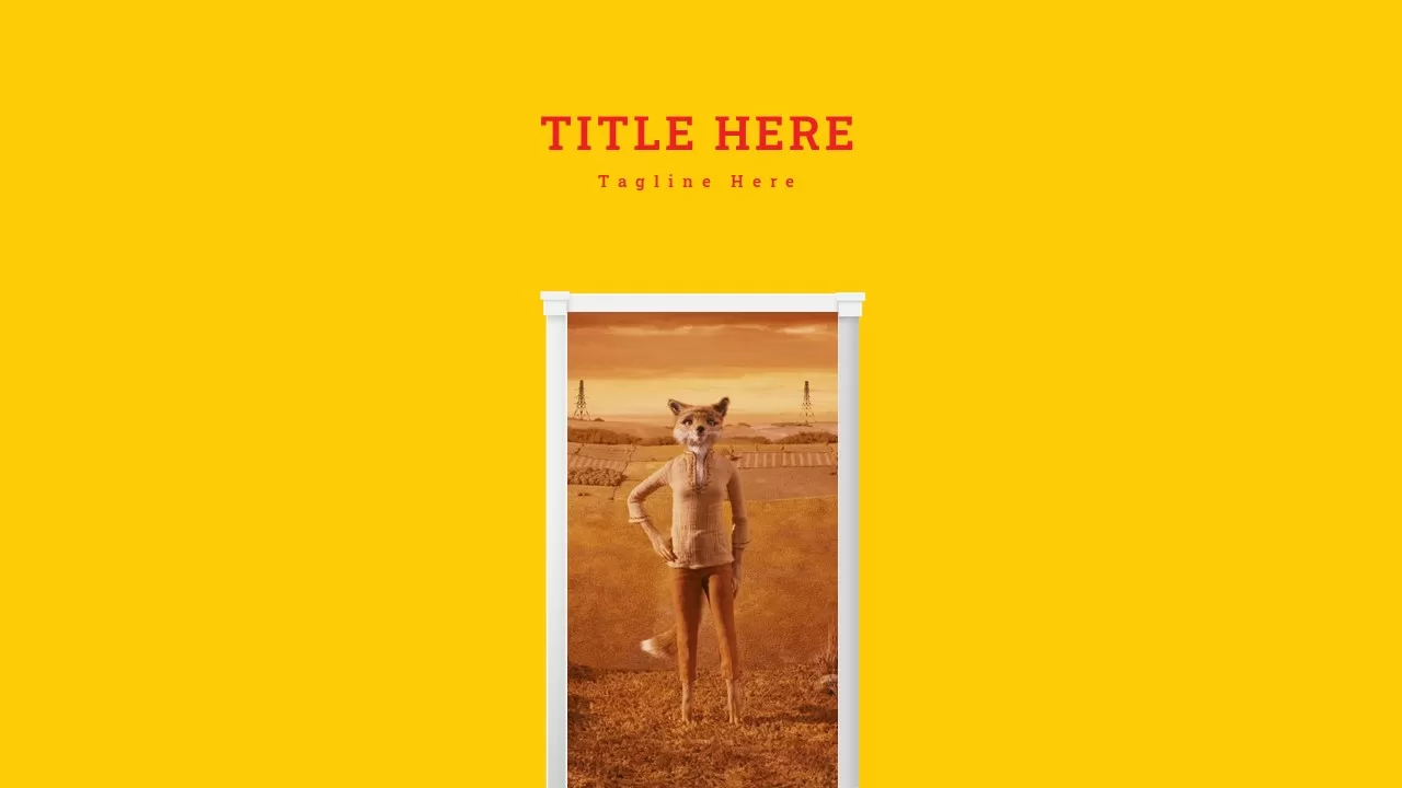 Wes Anderson Inspired PowerPoint Template SlideBazaar
