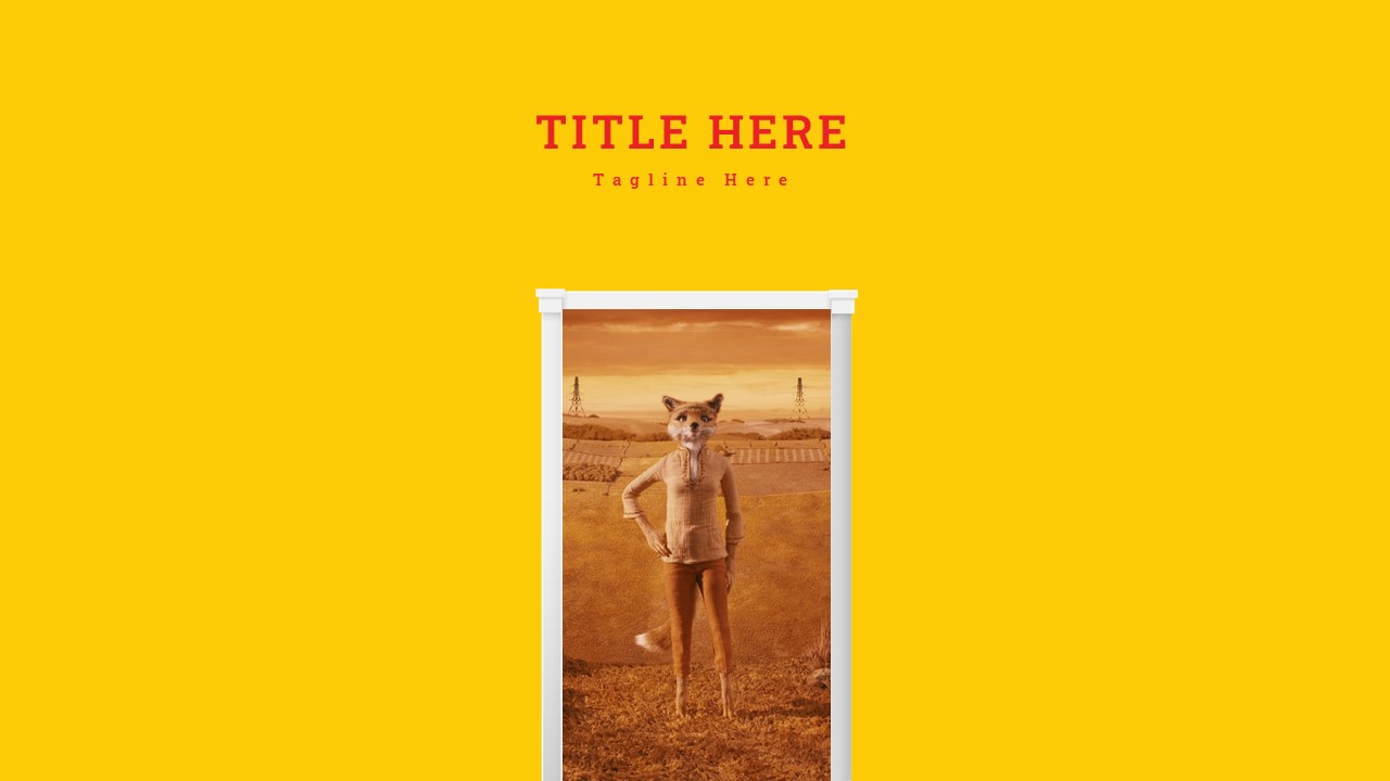 Wes Anderson Inspired PowerPoint Template SlideBazaar Search By Muzli