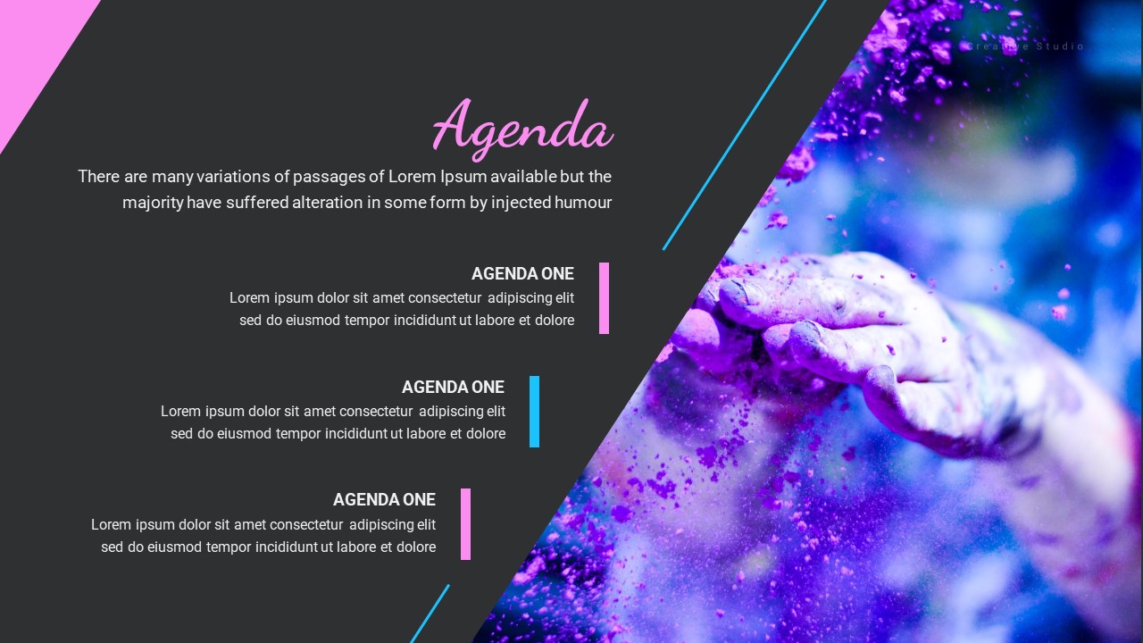 Creative Studio PowerPoint Template / Slidebazaar