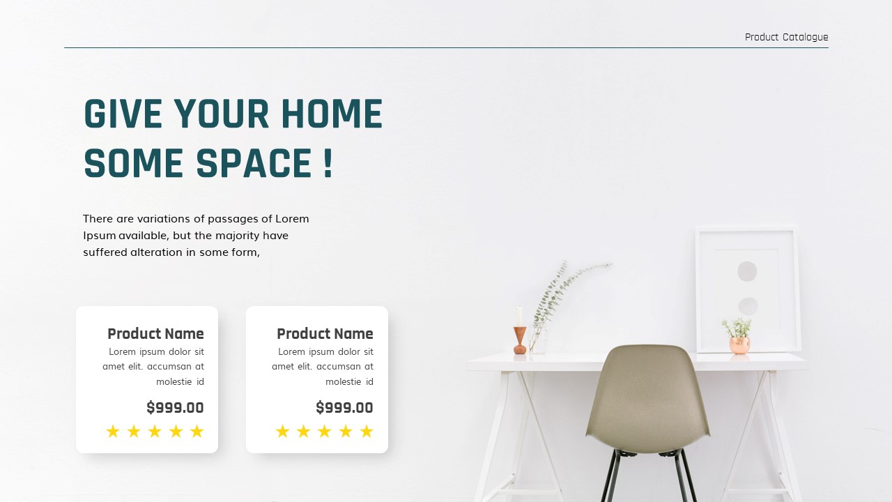 Product Catalogue PowerPoint Template | Slidebazaar