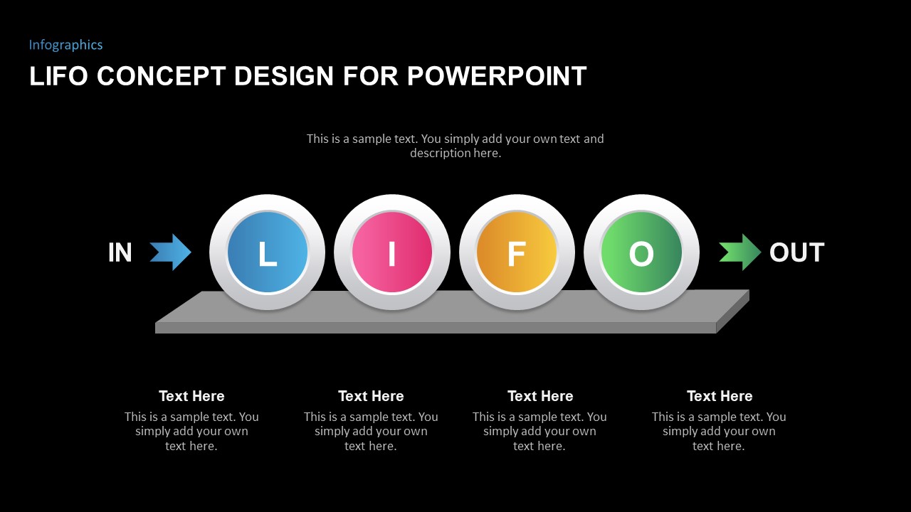LIFO Concept Design For PowerPoint Presentation | SlideBazaar