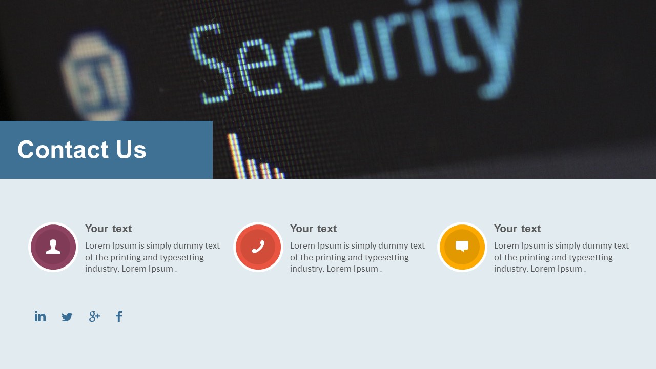 Security Agency PowerPoint Template | Slidebazaar