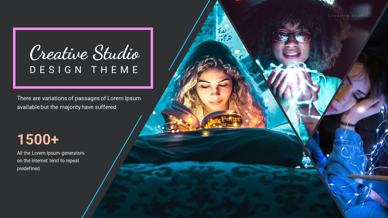 Creative Studio PowerPoint Template / Slidebazaar