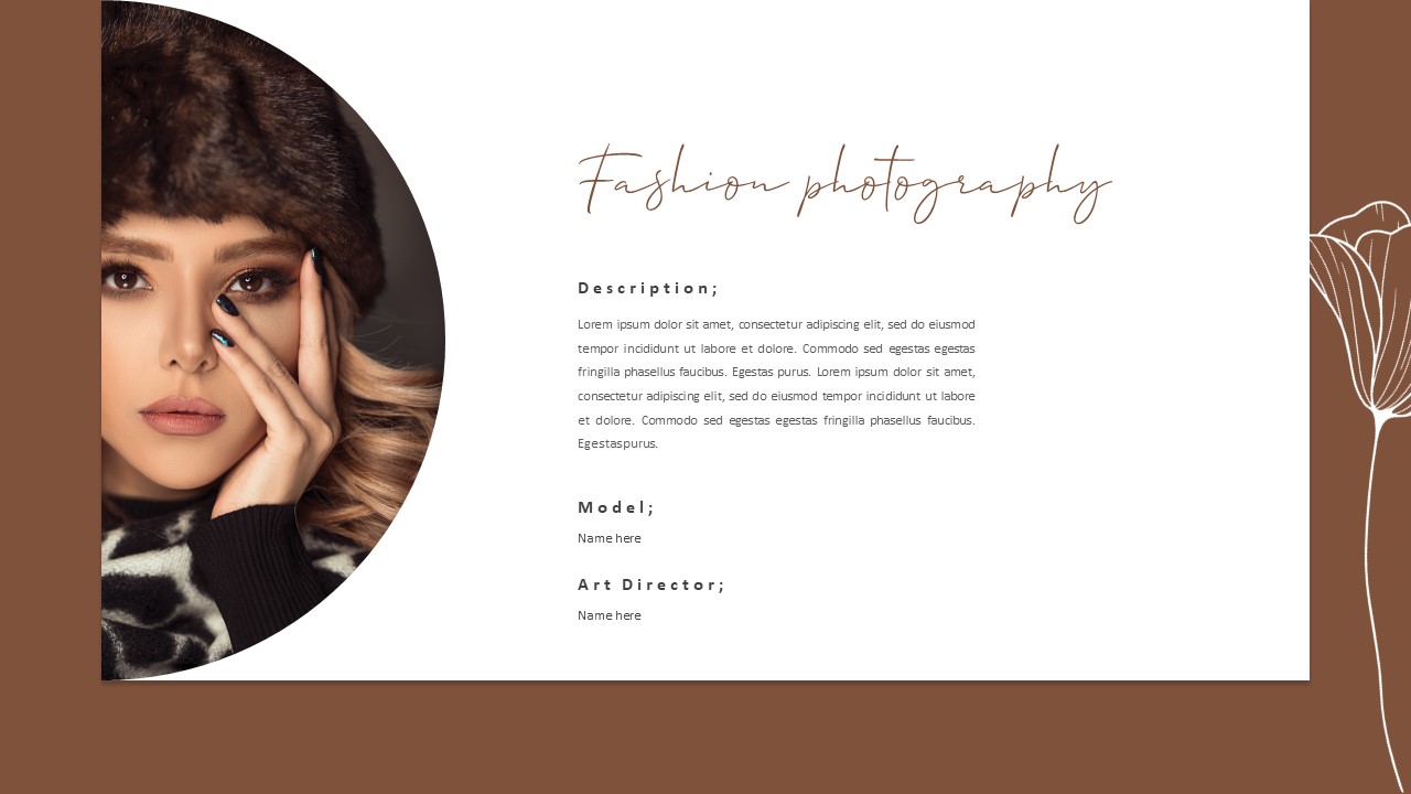 Photography Portfolio PowerPoint Template | Slidebazaar