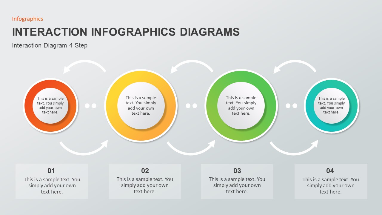 Interaction Infographic PowerPoint Template | Slidebazaar