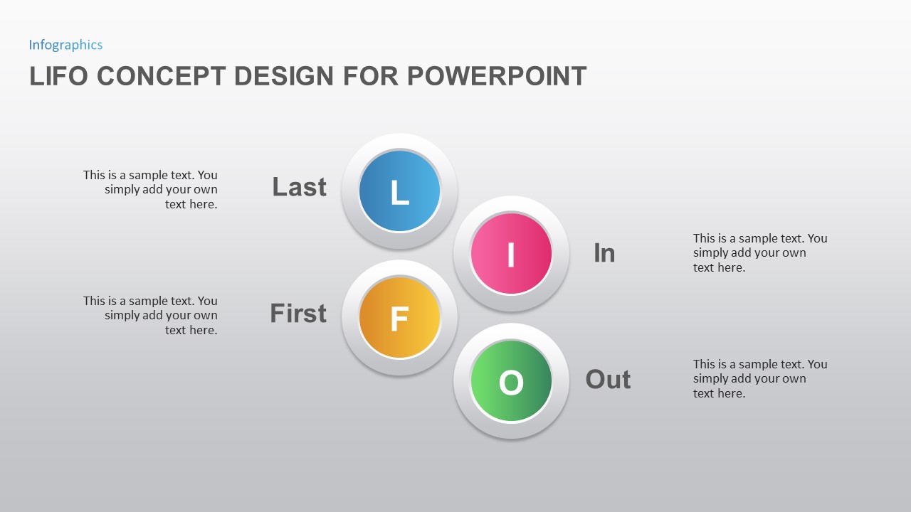 LIFO Concept Design For PowerPoint Presentation | SlideBazaar