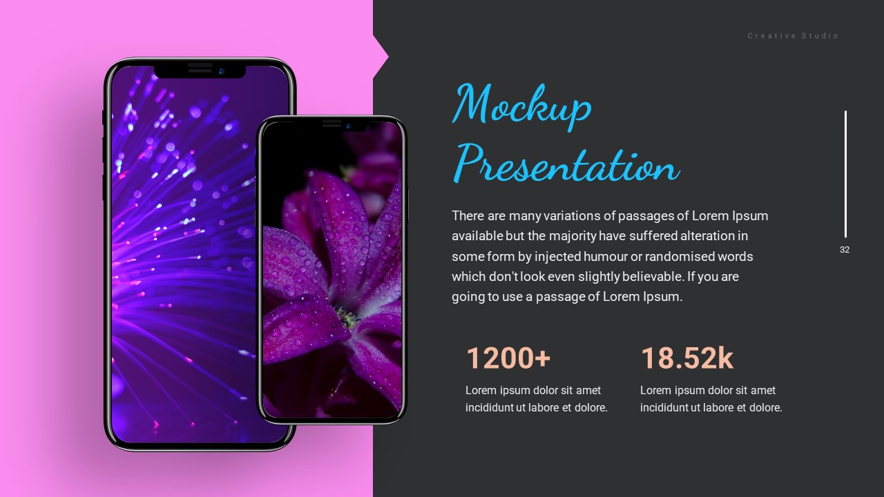 Creative Studio PowerPoint Template / Slidebazaar