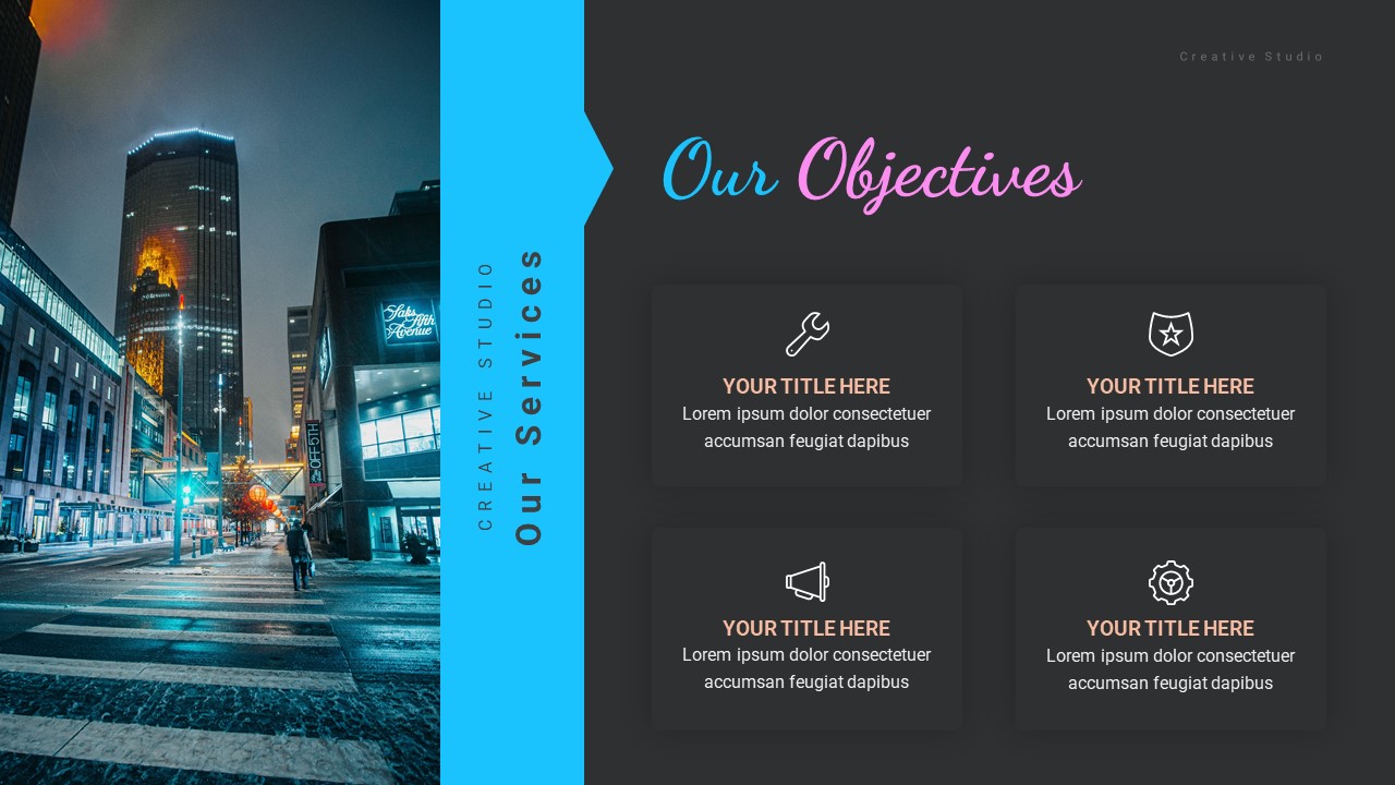 Creative Studio PowerPoint Template / Slidebazaar