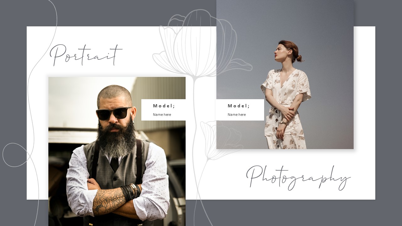 Photography Portfolio PowerPoint Template | Slidebazaar
