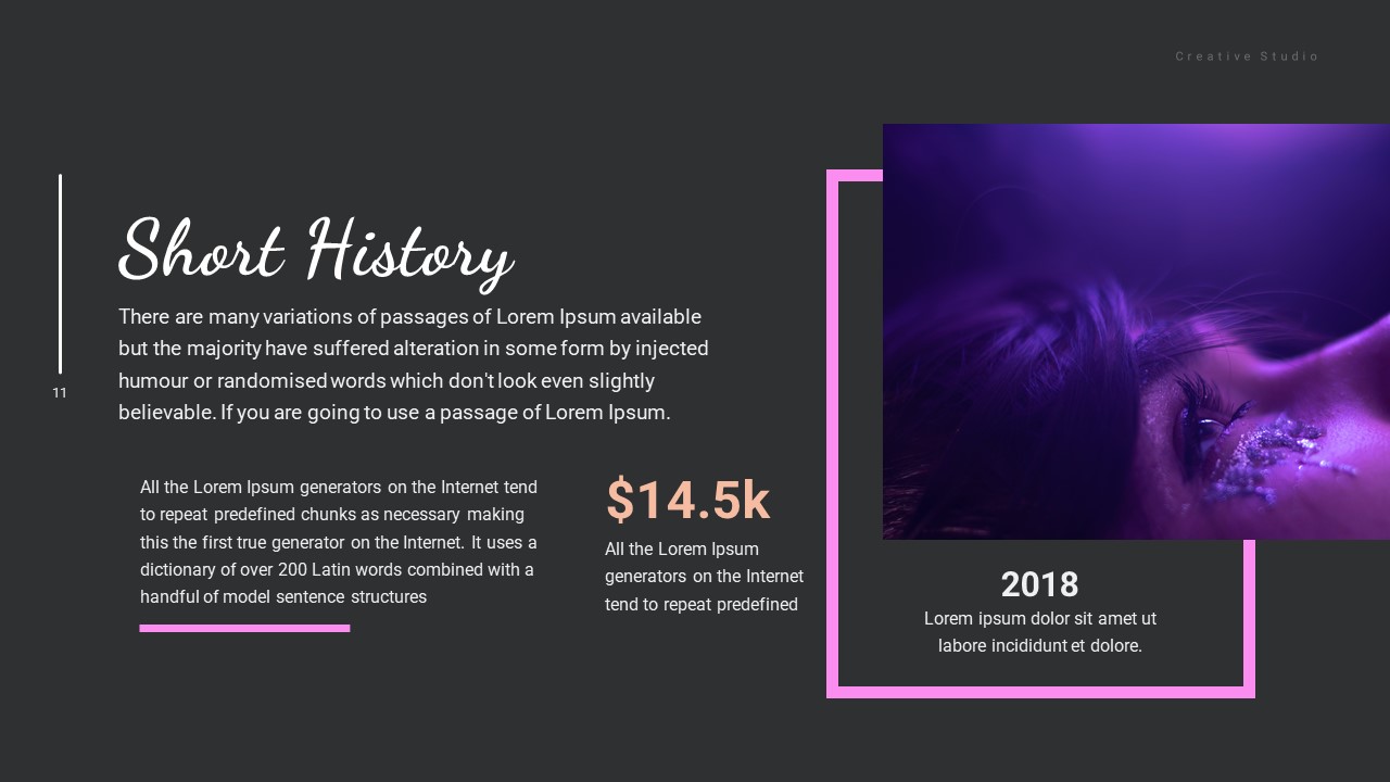 Creative Studio PowerPoint Template / Slidebazaar