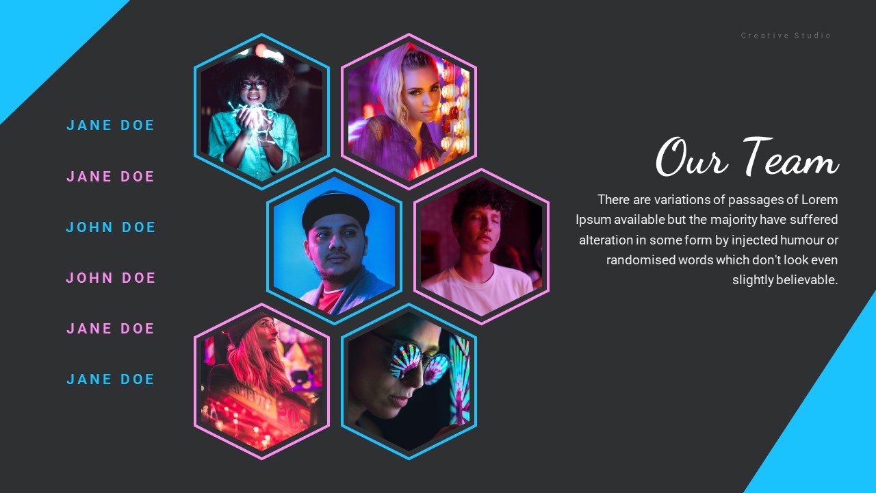 Creative Studio PowerPoint Template / Slidebazaar