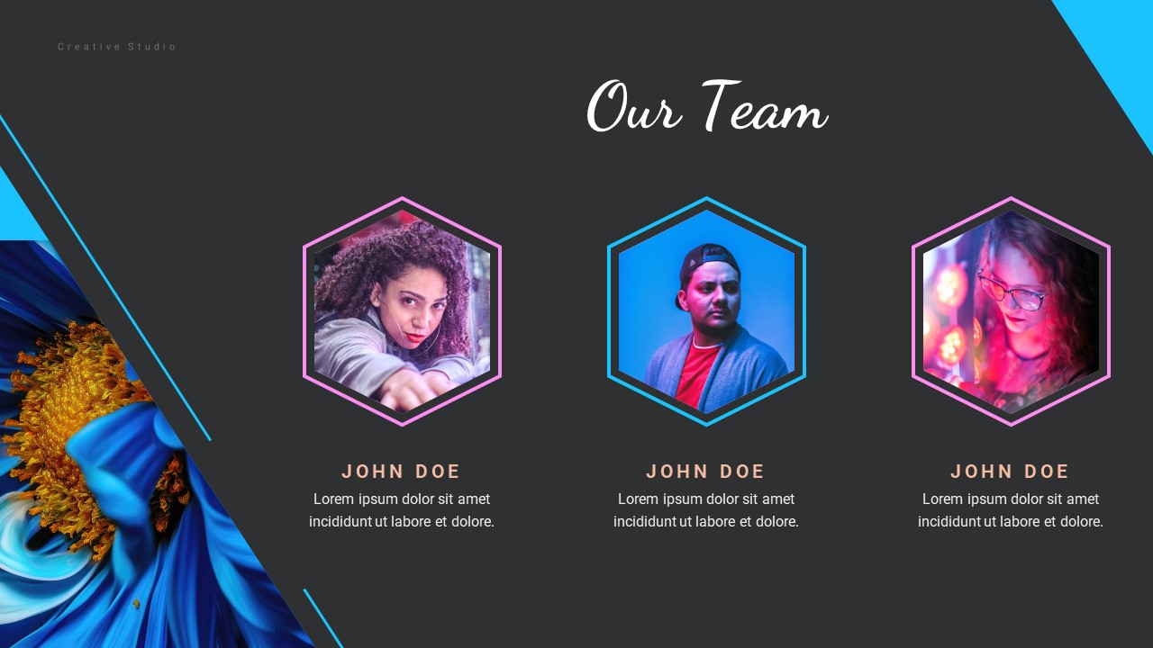 Creative Studio PowerPoint Template / Slidebazaar