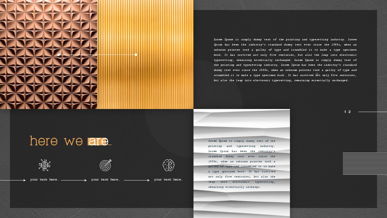 Simple Black and White PowerPoint Slide Deck | Slidebazaar