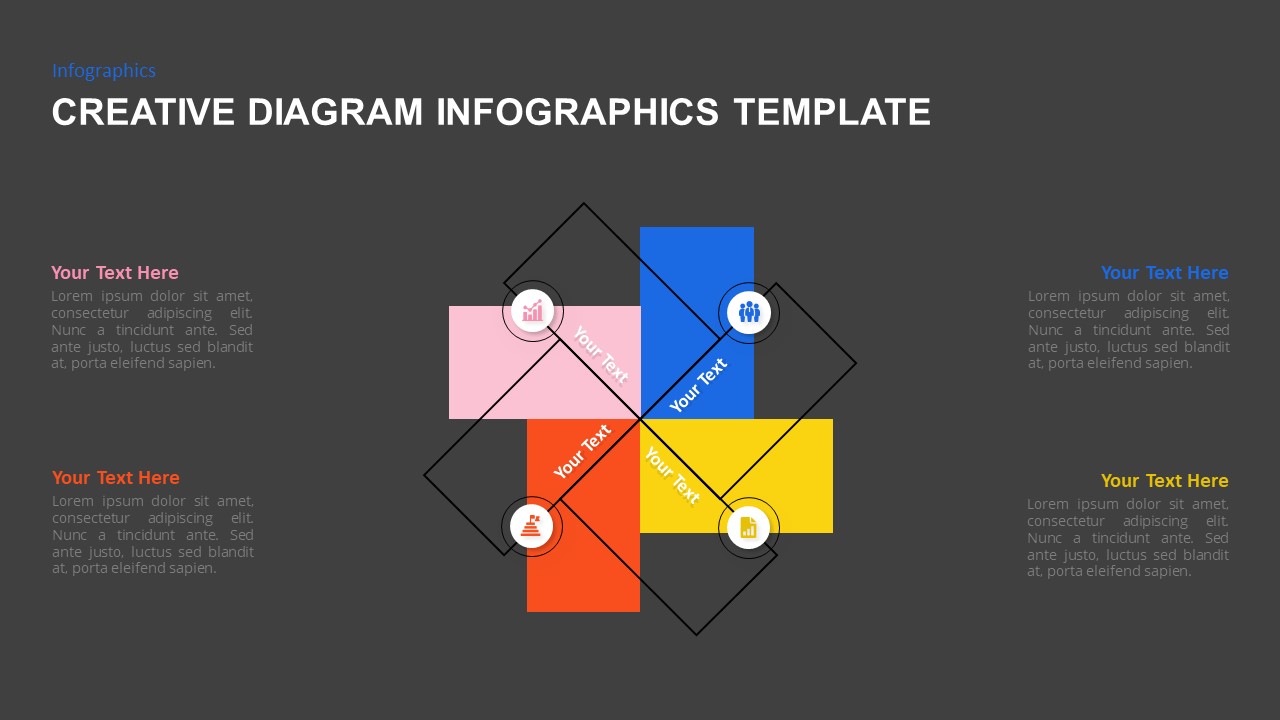 Creative Diagram Infographic Template | Slidebazaar
