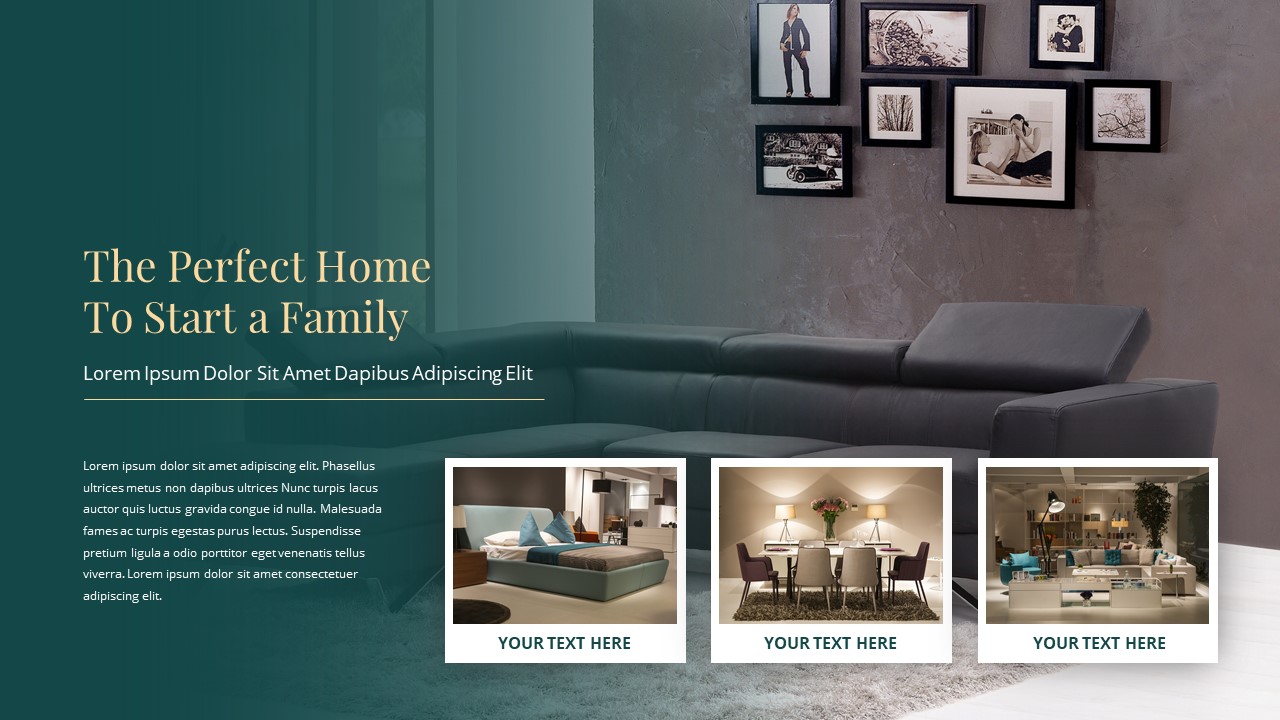 Luxury Homes-Real Estate Listing PowerPoint Template | Slidebazaar