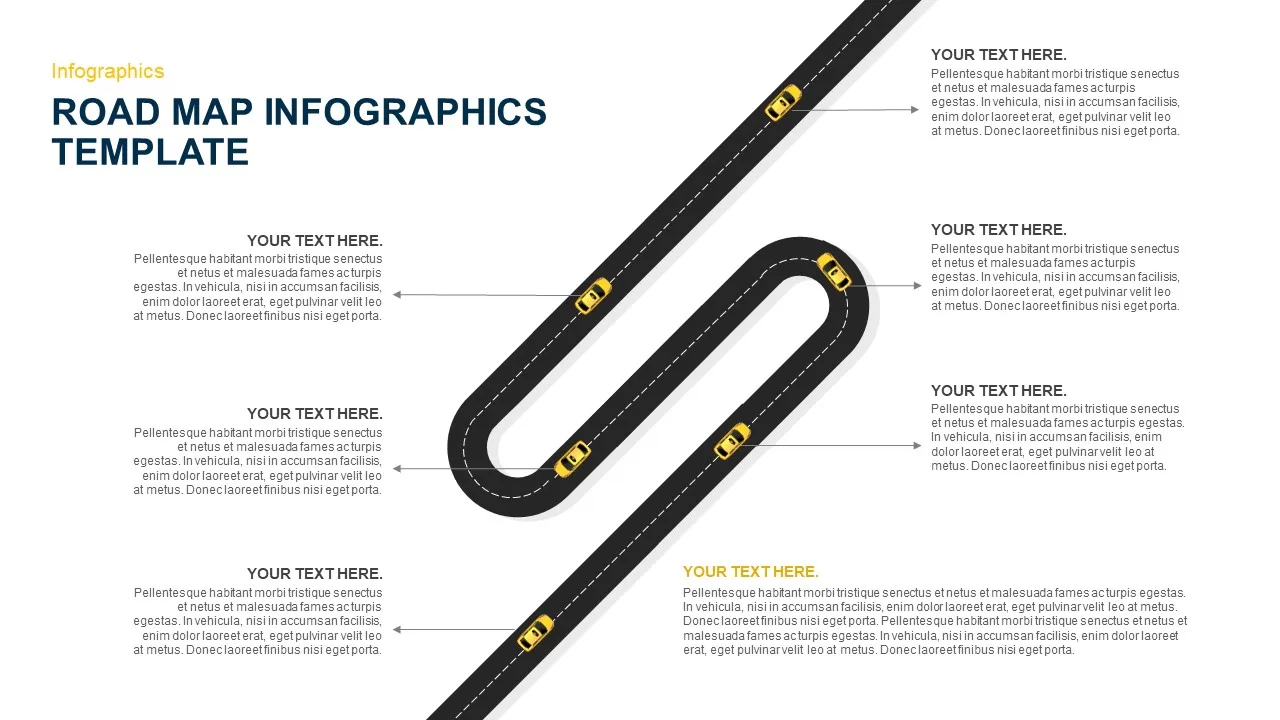 Road Map Infographic Template Slidebazaar Road Map Infographic Template Slidebazaar