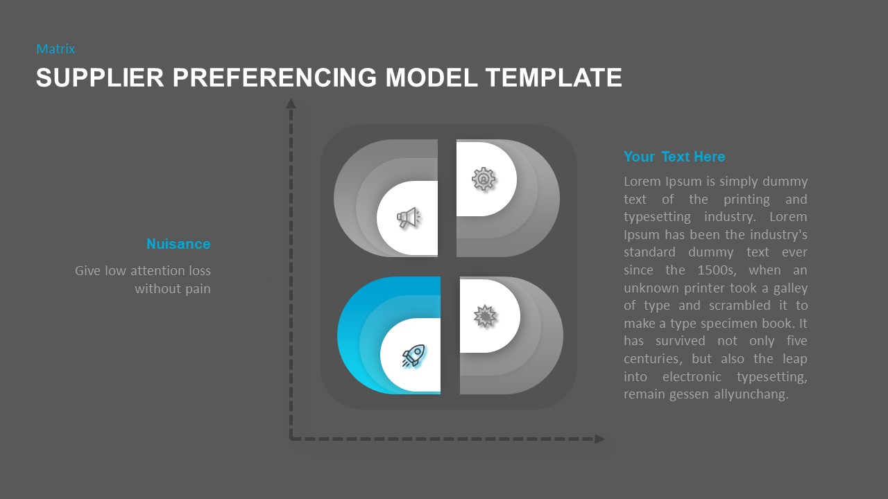 Supplier Preferencing Model PowerPoint Template