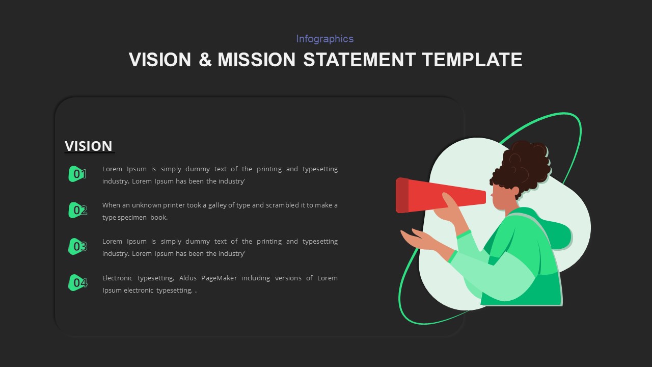 Vision & Mission Statement Template | Slidebazaar