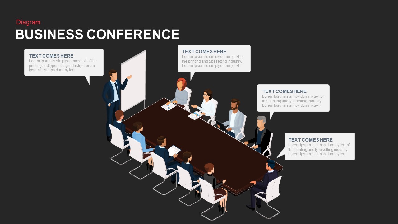 Business Conference PowerPoint Template | Slidebazaar