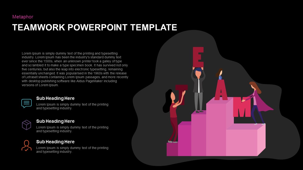 Teamwork PowerPoint Template | Slidebazaar