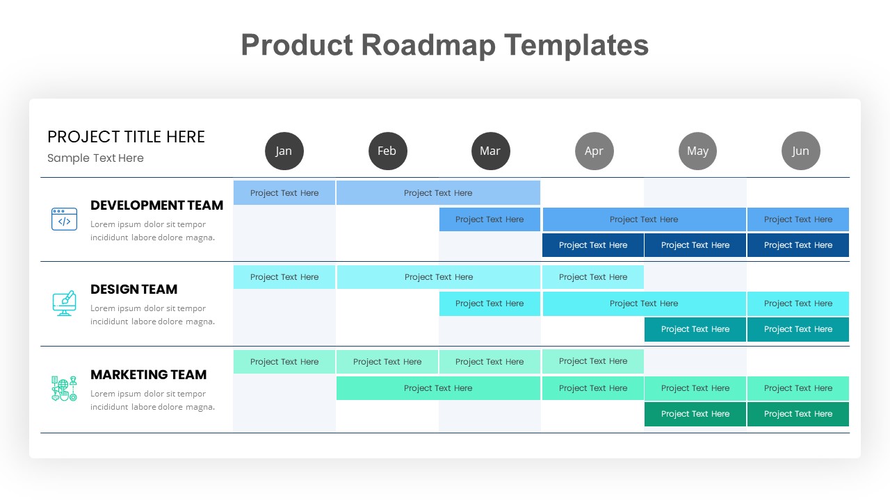 Product Roadmap Template Powerpoint Free
