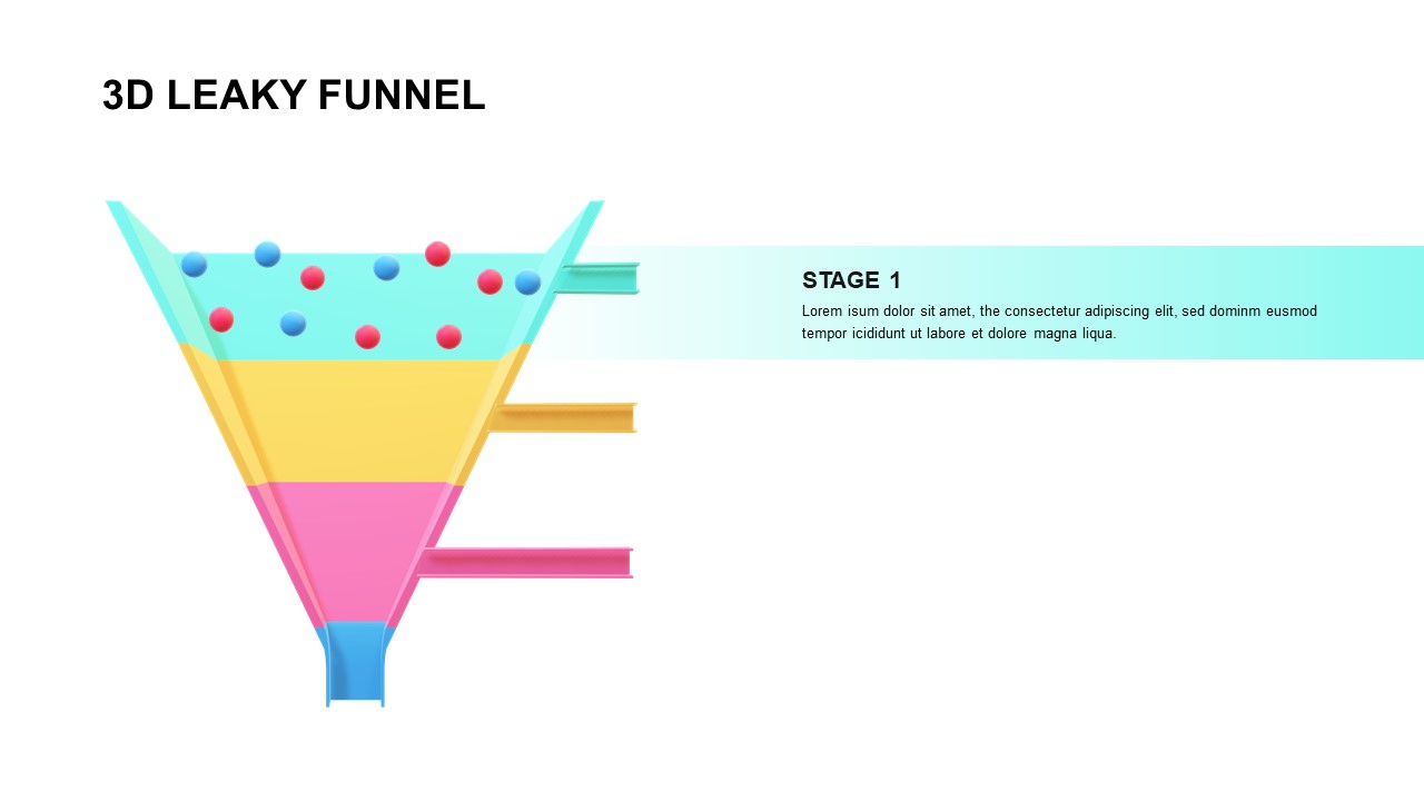 3 D Funnel Template | Slidebazaar