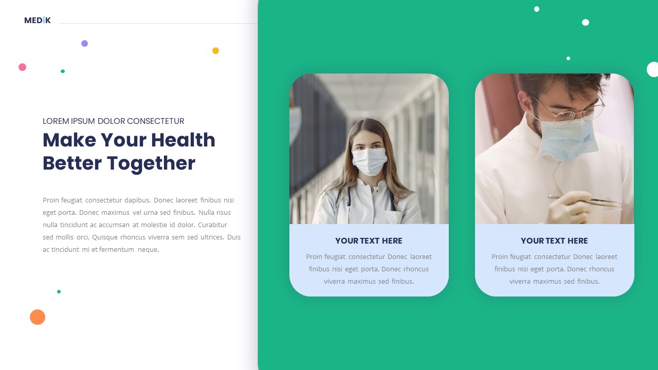 Medical Slide Deck PowerPoint Template | Slidebazaar
