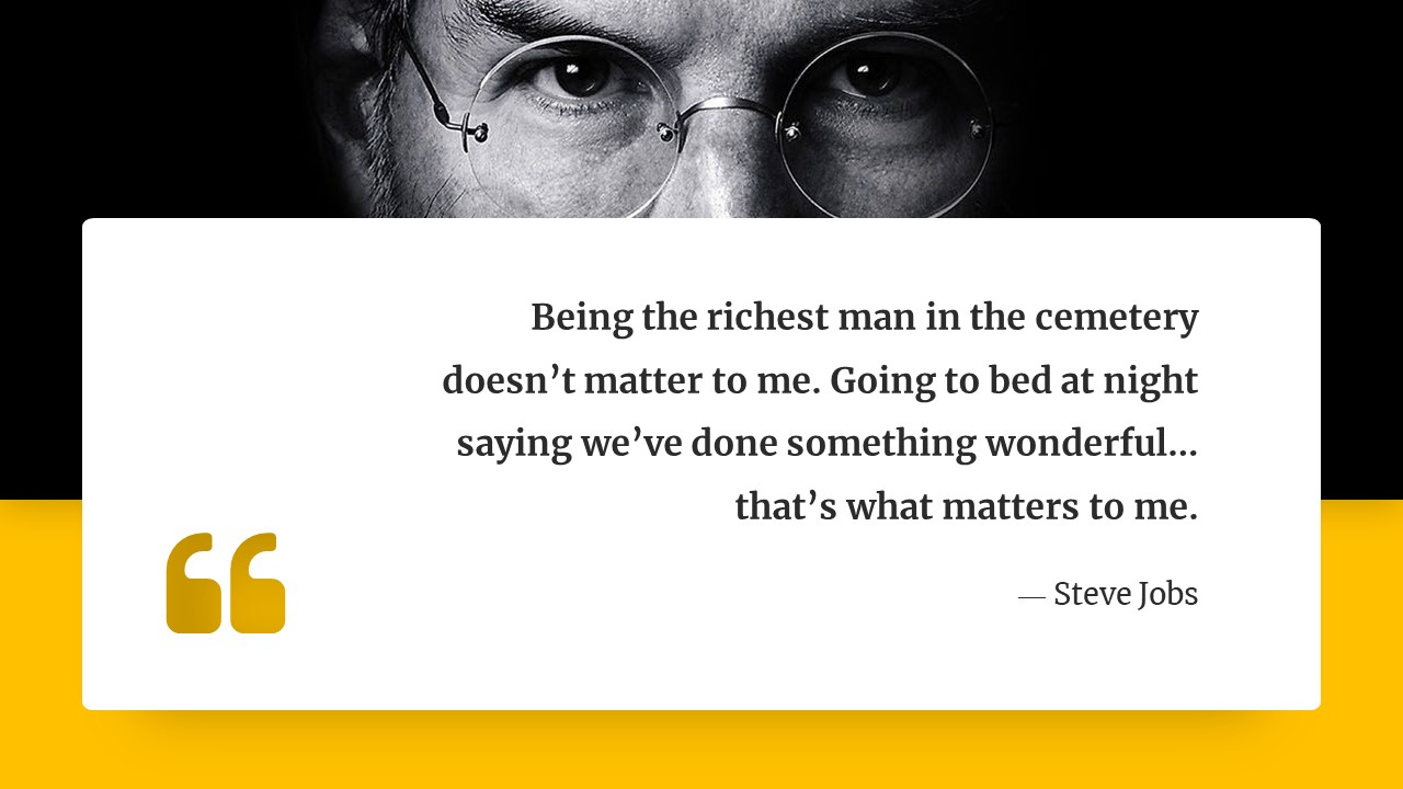 Quote Template For PowerPoint Presentation Slidebazaar