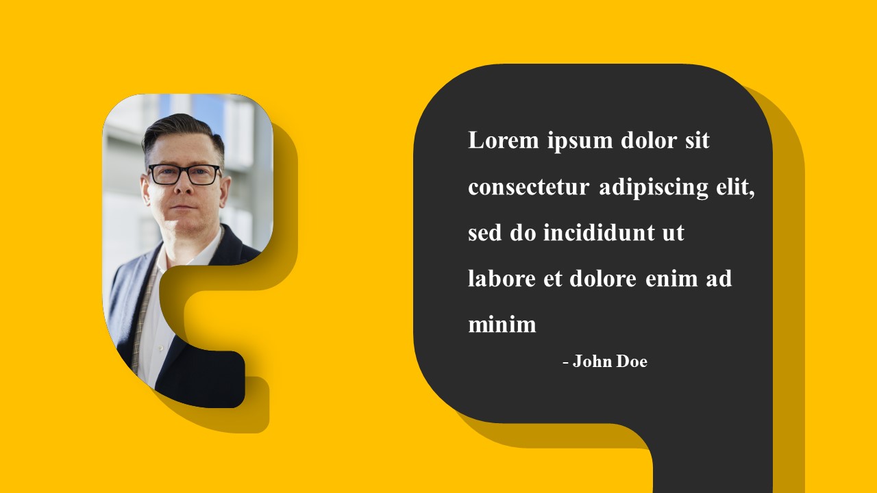 Quote Template for PowerPoint Presentation | Slidebazaar Quote Template for PowerPoint Presentation | Slidebazaar