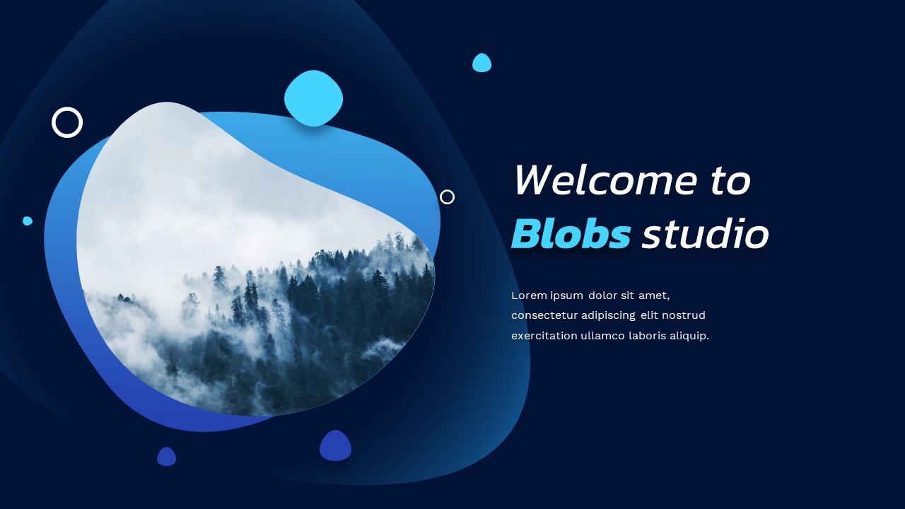 Blobs Presentation Template | Slidebazaar
