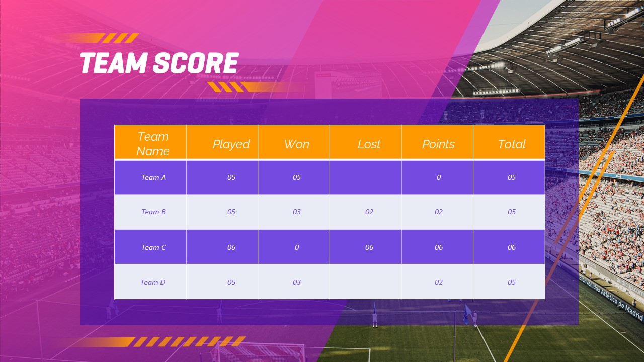 Sports Presentation Template | Slidebazaar