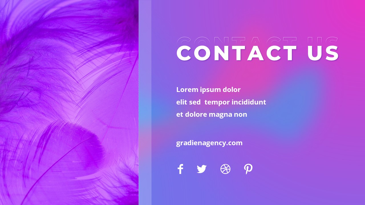 Gradient Presentation Template | Slidebazaar