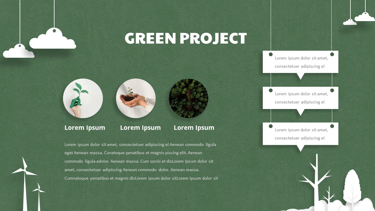 Paper Tree PowerPoint Template | Slidebazaar