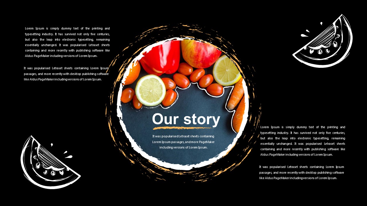 Free Food PowerPoint Template | Slidebazaar.com