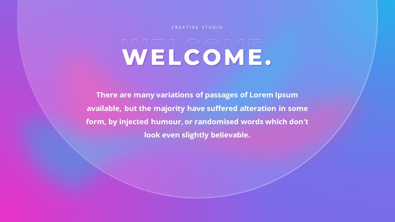 Gradient Presentation Template | Slidebazaar