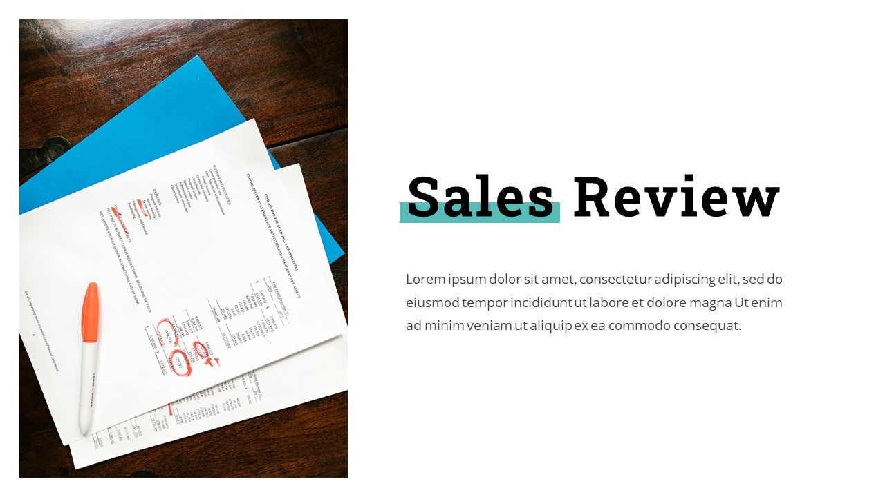 Business Review PowerPoint Template for Startups | SlideBazaar