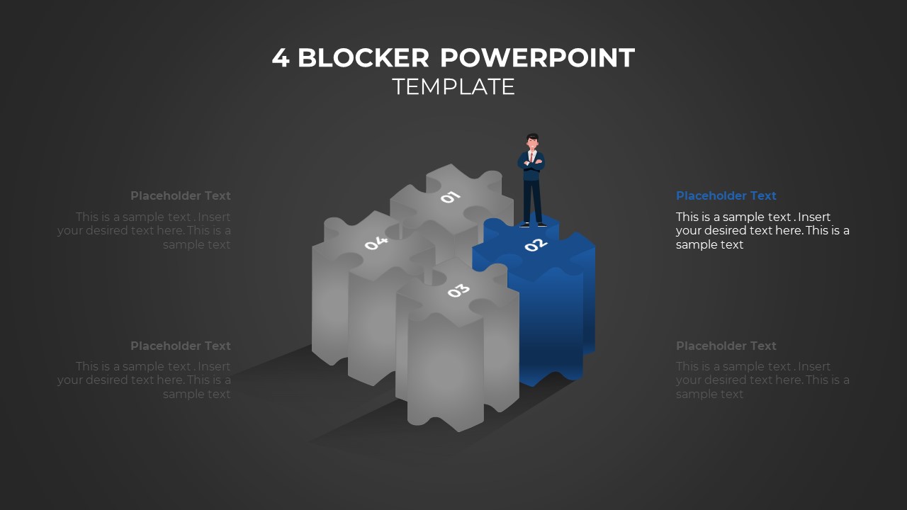 Four Blocker Template - SlideBazaar