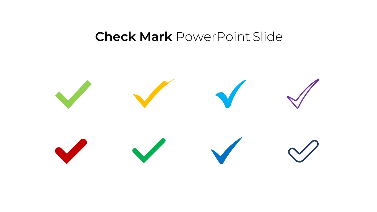 Free PowerPoint Check Mark Template SlideBazaar