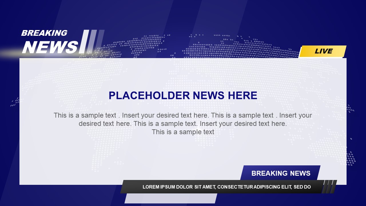 Breaking News Animated PowerPoint - SlideBazaar