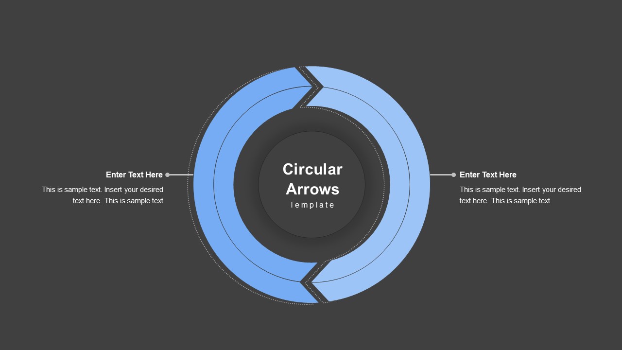 Circle Arrow PowerPoint Template
