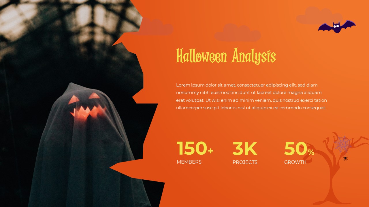 Free Animated Halloween PowerPoint Template