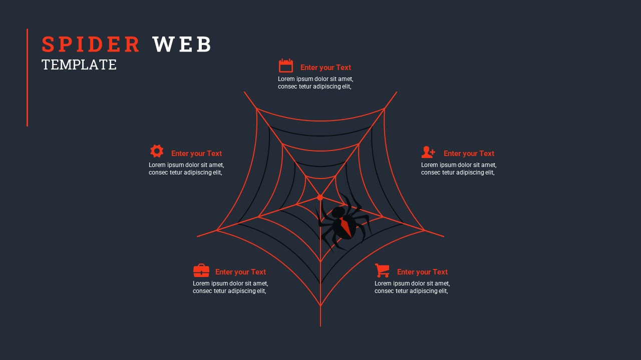 Spider Web PowerPoint Template
