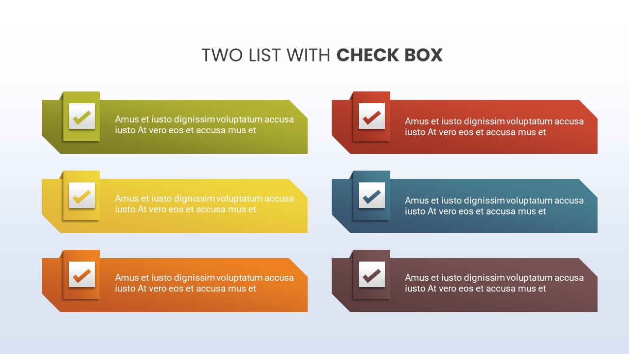 Checklist PowerPoint SlideBazaar