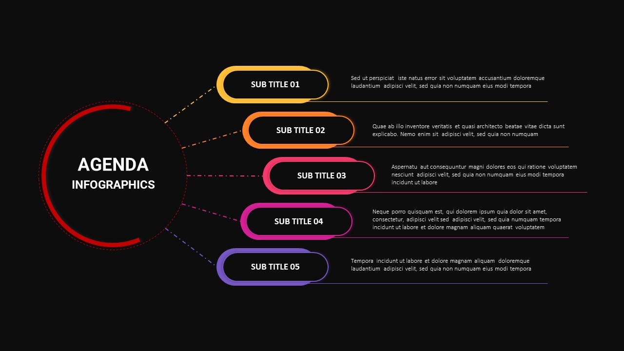 Agenda Infographic - SlideBazaar