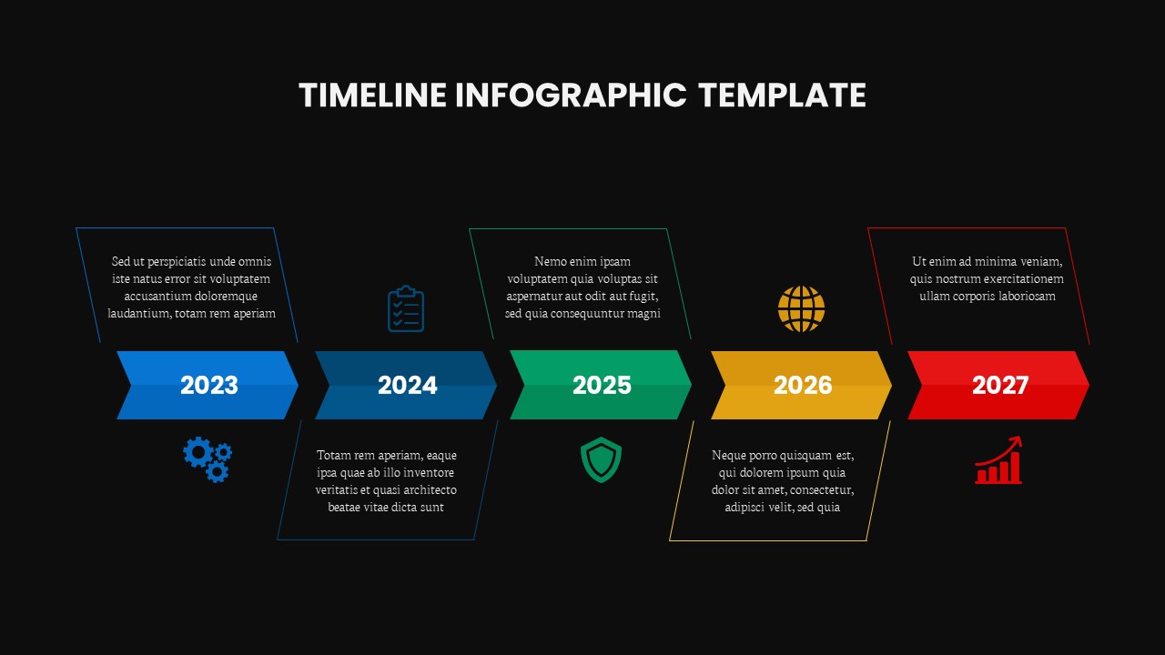 Timeline Infographics Template - SlideBazaar
