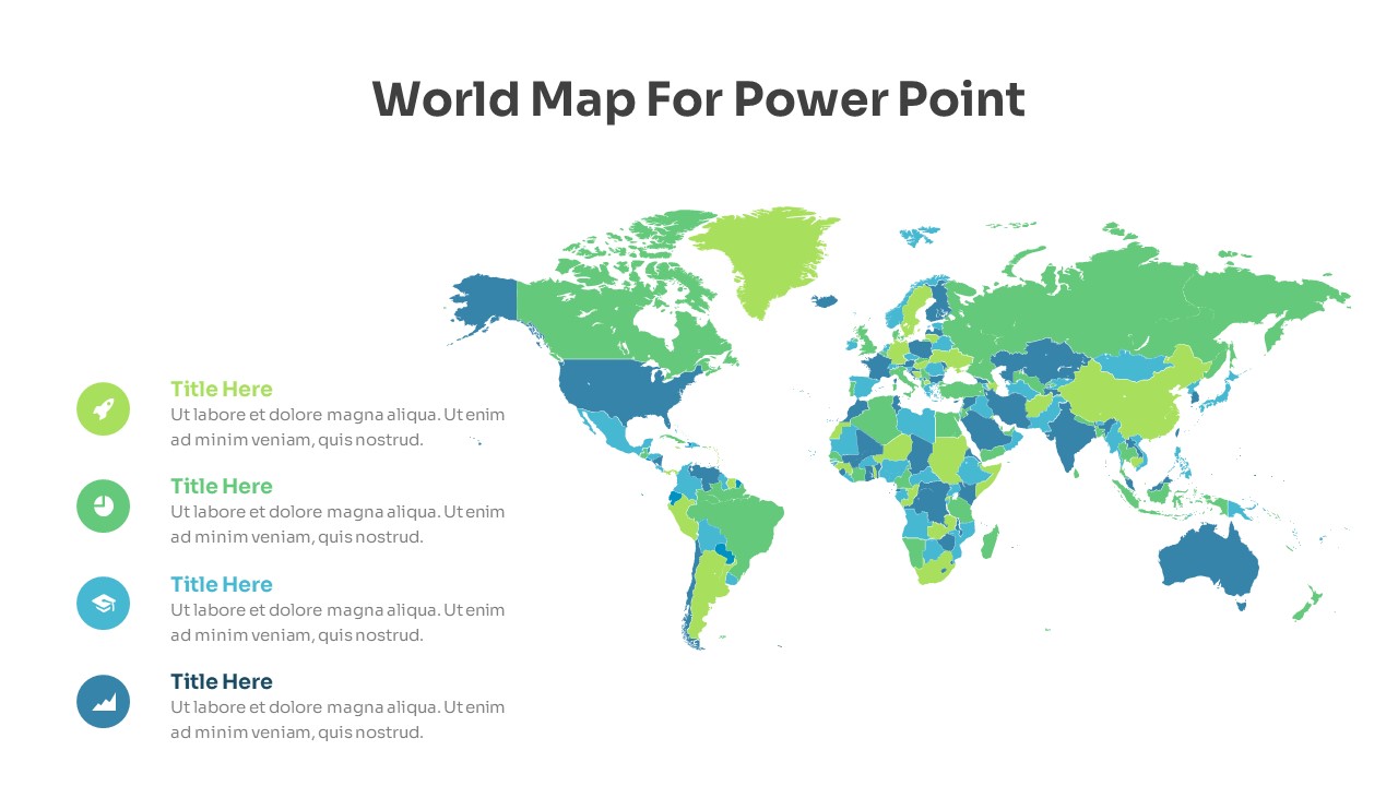 World Map For PowerPoint - SlideBazaar