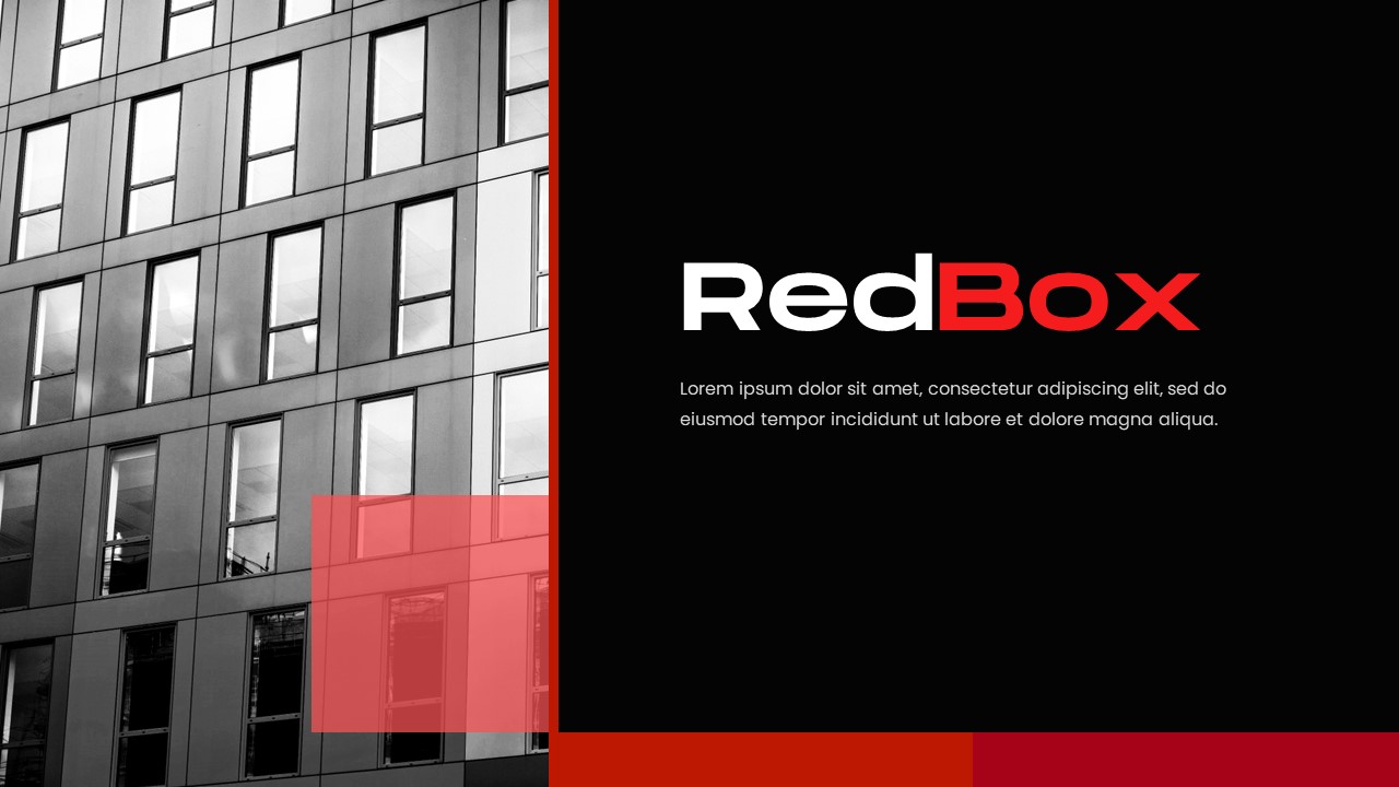 Redbox PowerPoint Presentation Template | Slidebazaar